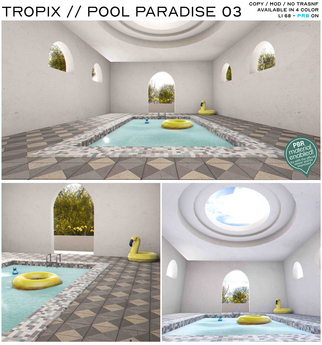 Second Life Marketplace - TROPIX // Pool Paradise 03 [SALE]